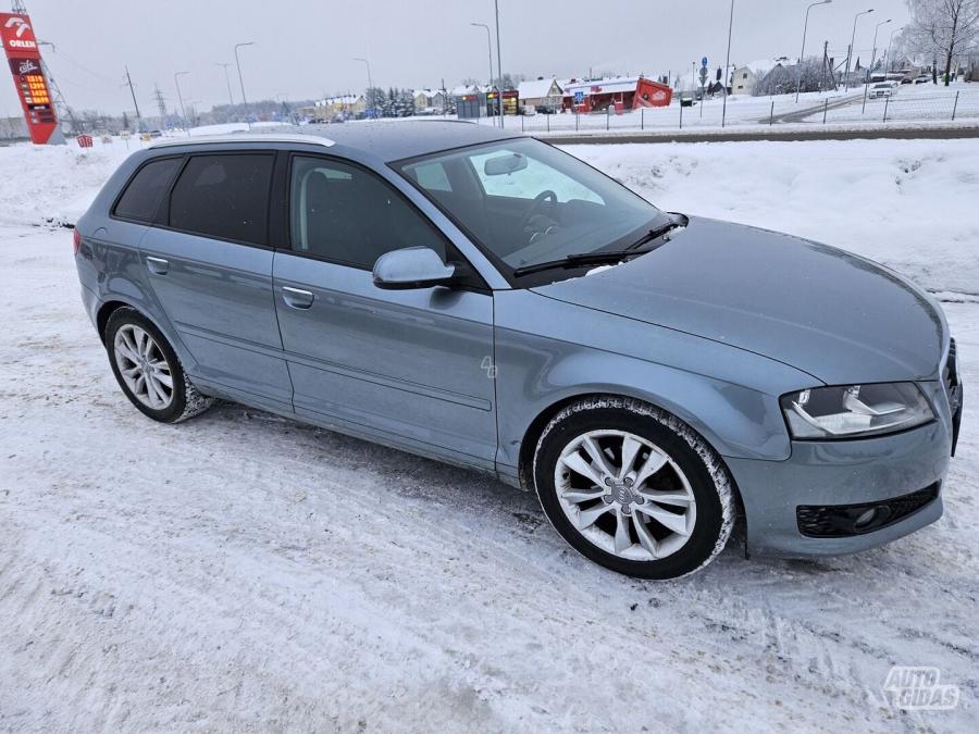 Grey Audi A3 2011 in Mazeikiai, with an engine capacity of 2.00 L and mileage of 185 thousand km for 5650 €, photo 3 on AUTOMOTO.COM.LV