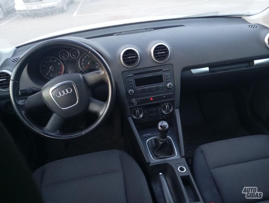 Grey Audi A3 2011 in Kaunas, with an engine capacity of 1.40 L and mileage of 238 thousand km for 1350 €, photo 10 on AUTOMOTO.COM.LV