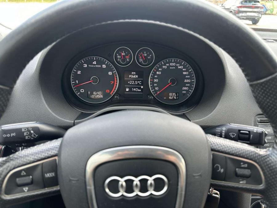 Grey Audi A3 2011 in Kaunas, with an engine capacity of 1.40 L and mileage of 163 thousand km for 4390 €, photo 22 on AUTOMOTO.COM.LV
