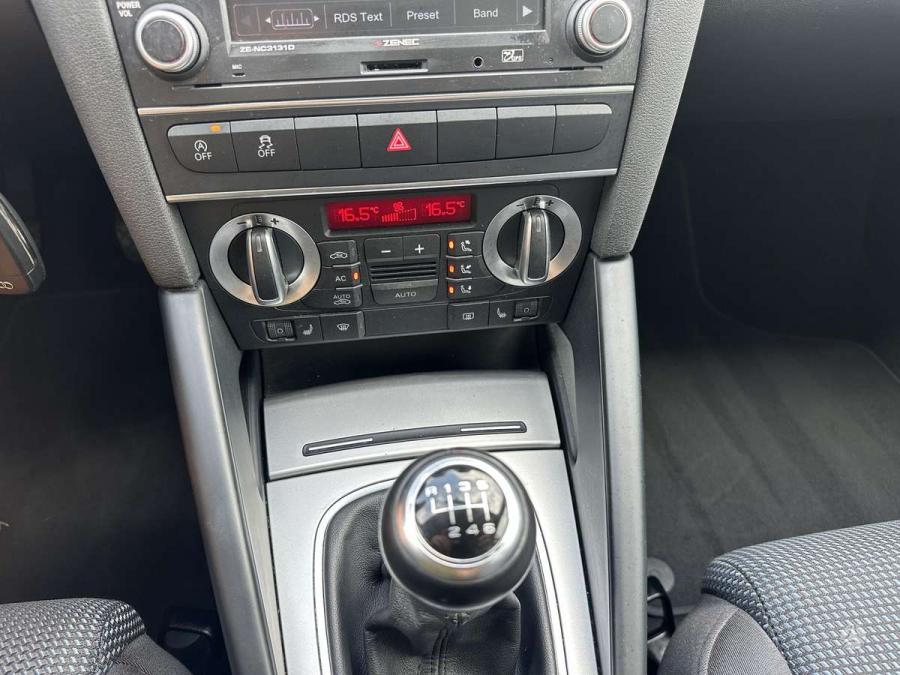 Grey Audi A3 2011 in Kaunas, with an engine capacity of 1.40 L and mileage of 163 thousand km for 4390 €, photo 26 on AUTOMOTO.COM.LV