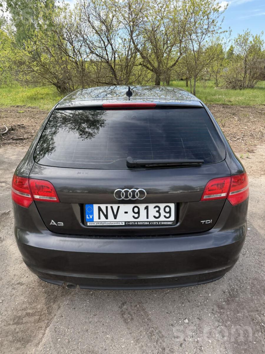 Grey Audi A3 2011 in Jekabpils, with an engine capacity of 1.60 L and mileage of 350 thousand km for 5500 €, photo 3 on AUTOMOTO.COM.LV