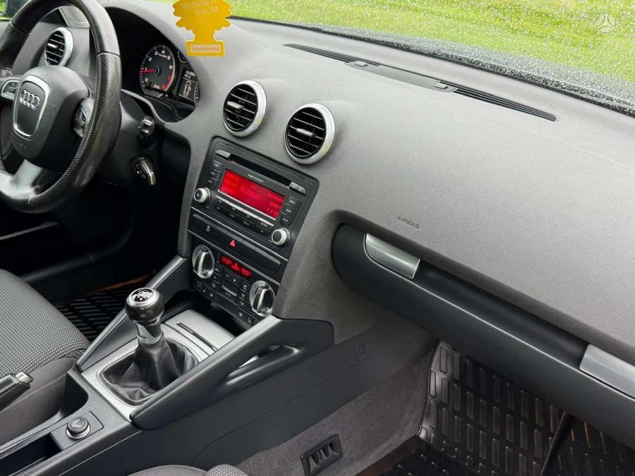 Grey Audi A3 2011 in Utena, with an engine capacity of 1.80 L and mileage of 188 thousand km for 5100 €, photo 19 on AUTOMOTO.COM.LV