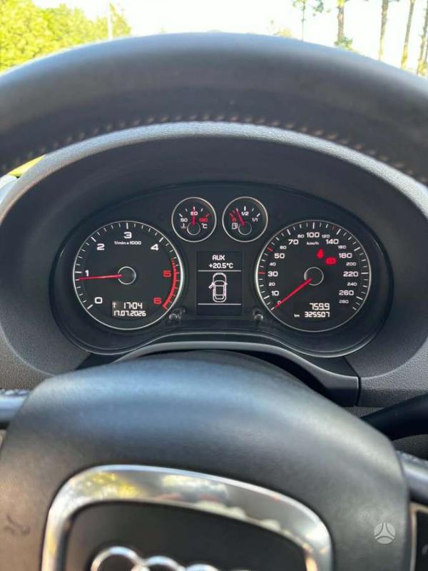 Grey Audi A3 2011 in Vilnius, with an engine capacity of 1.60 L and mileage of 325 thousand km for 3250 €, photo 3 on AUTOMOTO.COM.LV