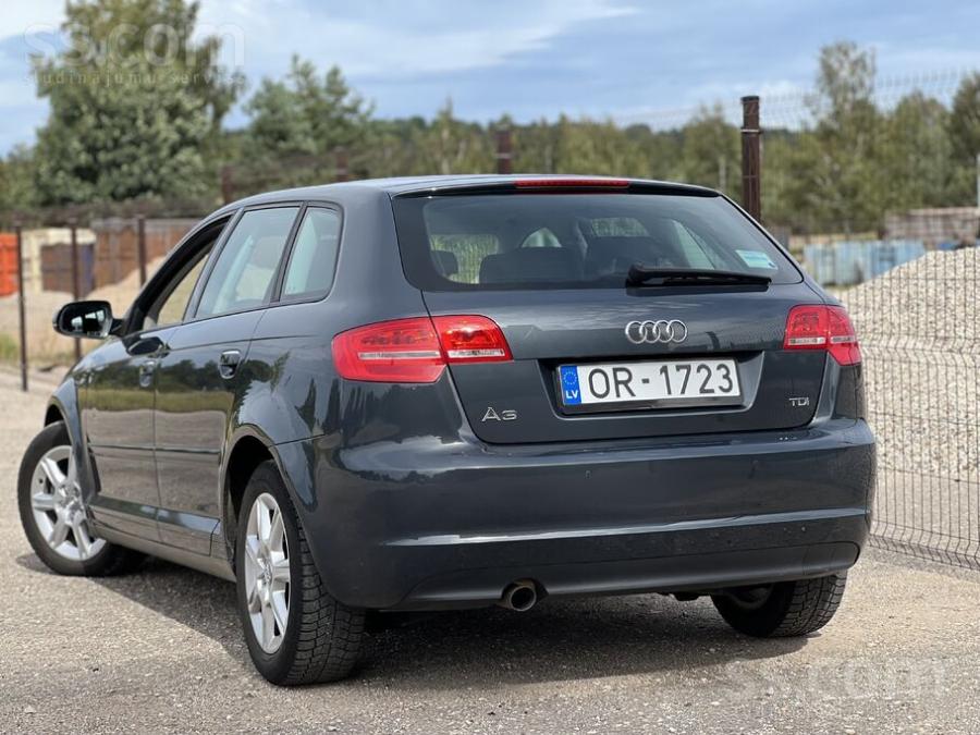 Grey Audi A3 2011 in Tukums, with an engine capacity of 2.00 L and mileage of 0 thousand km for 4990 €, photo 5 on AUTOMOTO.COM.LV