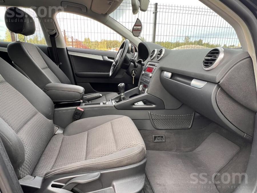 Grey Audi A3 2011 in Tukums, with an engine capacity of 2.00 L and mileage of 0 thousand km for 4990 €, photo 10 on AUTOMOTO.COM.LV