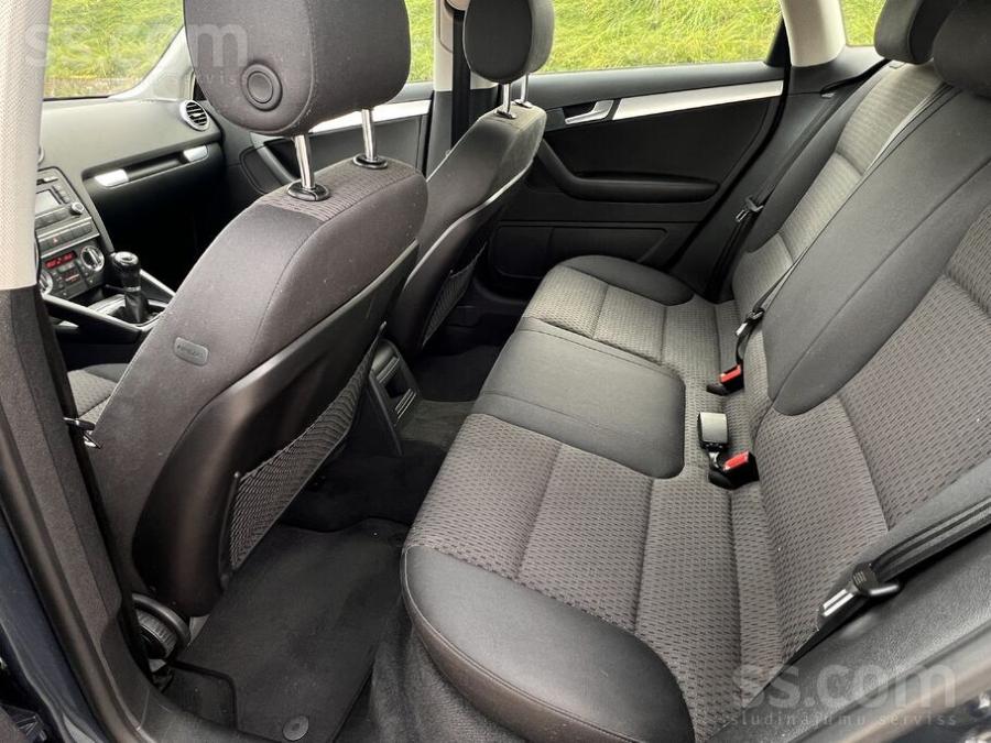 Grey Audi A3 2011 in Tukums, with an engine capacity of 2.00 L and mileage of 0 thousand km for 4990 €, photo 12 on AUTOMOTO.COM.LV