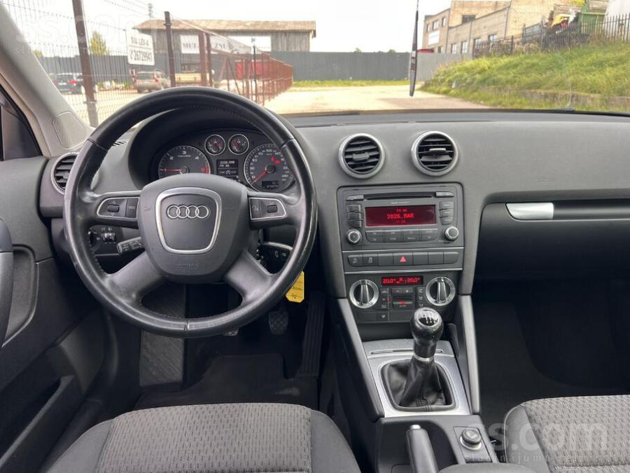 Grey Audi A3 2011 in Tukums, with an engine capacity of 2.00 L and mileage of 0 thousand km for 4990 €, photo 13 on AUTOMOTO.COM.LV