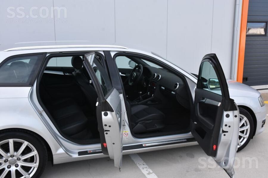 Grey Audi A3 2011 in Riga, with an engine capacity of 1.60 L and mileage of 306 thousand km for 5990 €, photo 8 on AUTOMOTO.COM.LV