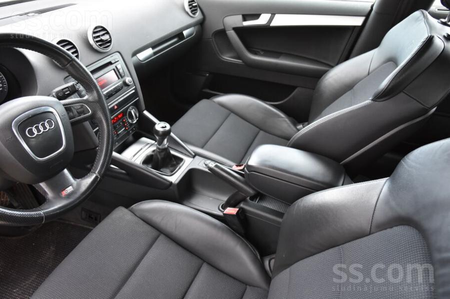 Grey Audi A3 2011 in Riga, with an engine capacity of 1.60 L and mileage of 306 thousand km for 5990 €, photo 10 on AUTOMOTO.COM.LV