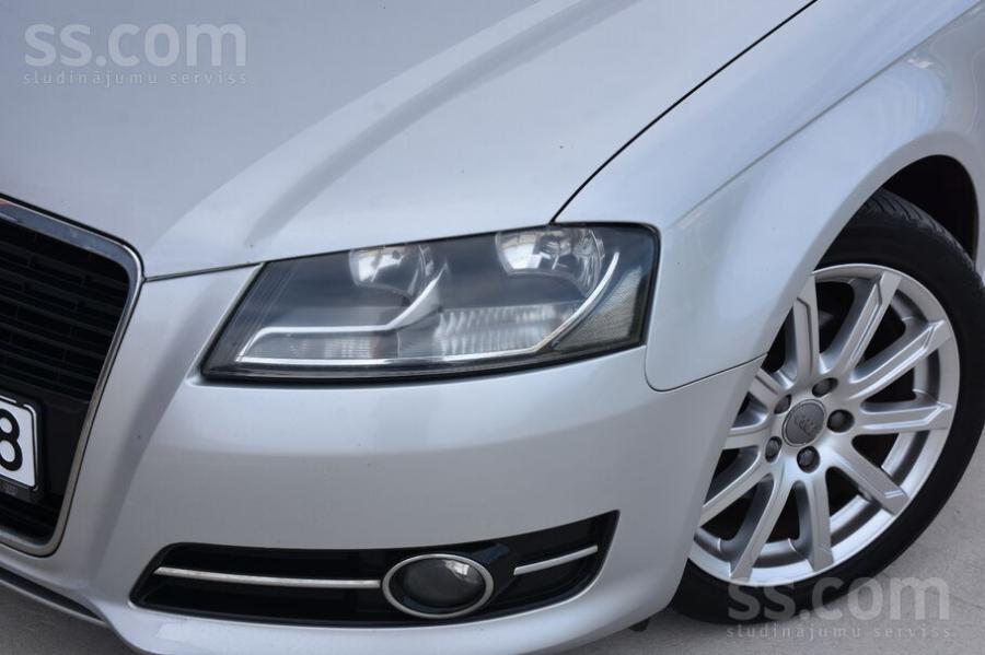 Grey Audi A3 2011 in Riga, with an engine capacity of 1.60 L and mileage of 306 thousand km for 5990 €, photo 30 on AUTOMOTO.COM.LV