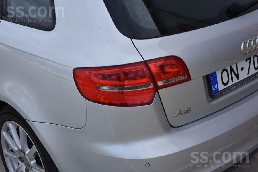 Grey Audi A3 2011 in Riga, with an engine capacity of 1.60 L and mileage of 306 thousand km for 5990 €, photo 31 on AUTOMOTO.COM.LV
