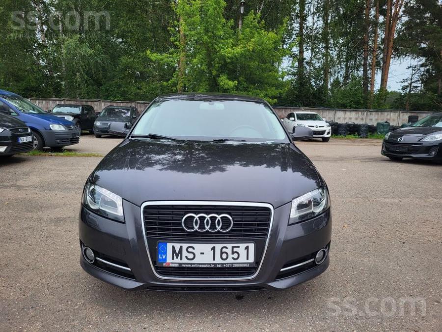 Grey Audi A3 2012 in Riga, with an engine capacity of 1.60 L and mileage of 0 thousand km for 4200 €, photo 2 on AUTOMOTO.COM.LV