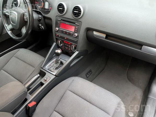 Grey Audi A3 2012 in Riga, with an engine capacity of 1.60 L and mileage of 255 thousand km for 5900 €, photo 9 on AUTOMOTO.COM.LV