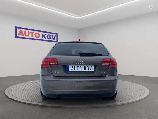 Grey Audi A3 2012 in Kaunas, with an engine capacity of 2.00 L and mileage of 201 thousand km for 6199 €, photo 4 on AUTOMOTO.COM.LV