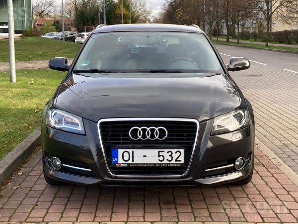 Grey Audi A3 2012 in Ventspils, with an engine capacity of 1.60 L and mileage of 201 thousand km for 8900 €, photo 1 on AUTOMOTO.COM.LV