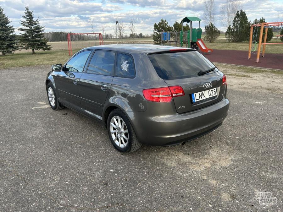 Grey Audi A3 2012 in Silute, with an engine capacity of 1.60 L and mileage of 271 thousand km for 4999 €, photo 3 on AUTOMOTO.COM.LV