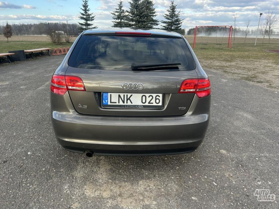 Grey Audi A3 2012 in Silute, with an engine capacity of 1.60 L and mileage of 271 thousand km for 4999 €, photo 16 on AUTOMOTO.COM.LV