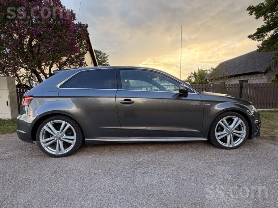 Grey Audi A3 2012 in Talsi, with an engine capacity of 2.00 L and mileage of 210 thousand km for 9250 €, photo 1 on AUTOMOTO.COM.LV