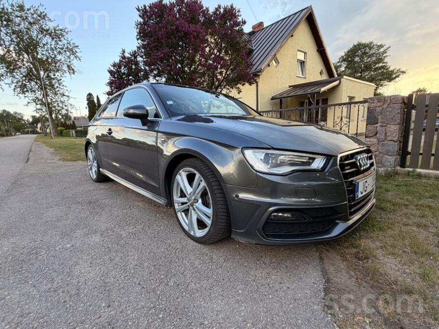 Grey Audi A3 2012 in Talsi, with an engine capacity of 2.00 L and mileage of 210 thousand km for 9250 €, photo 3 on AUTOMOTO.COM.LV