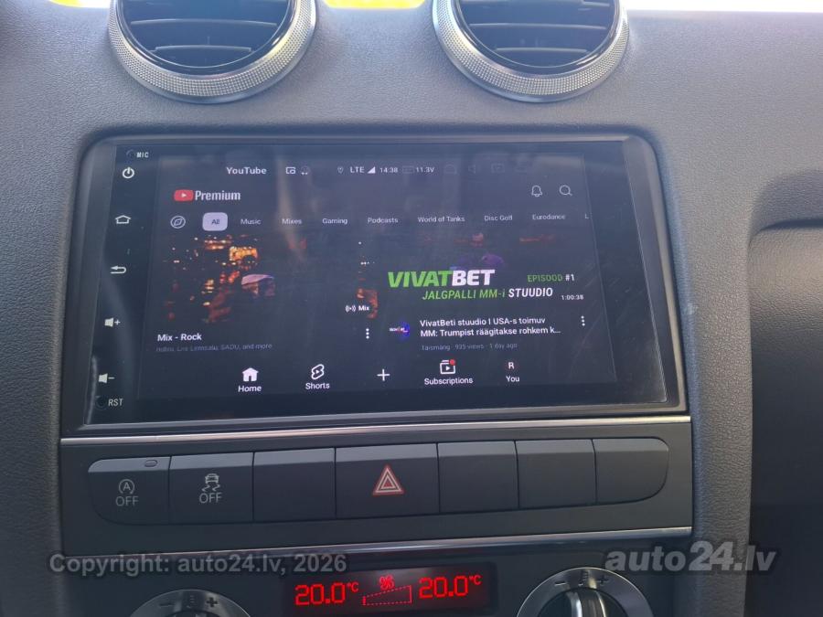 Grey Audi A3 2012 in Tallinn, with an engine capacity of 1.40 L and mileage of 150 thousand km for 8900 €, photo 15 on AUTOMOTO.COM.LV