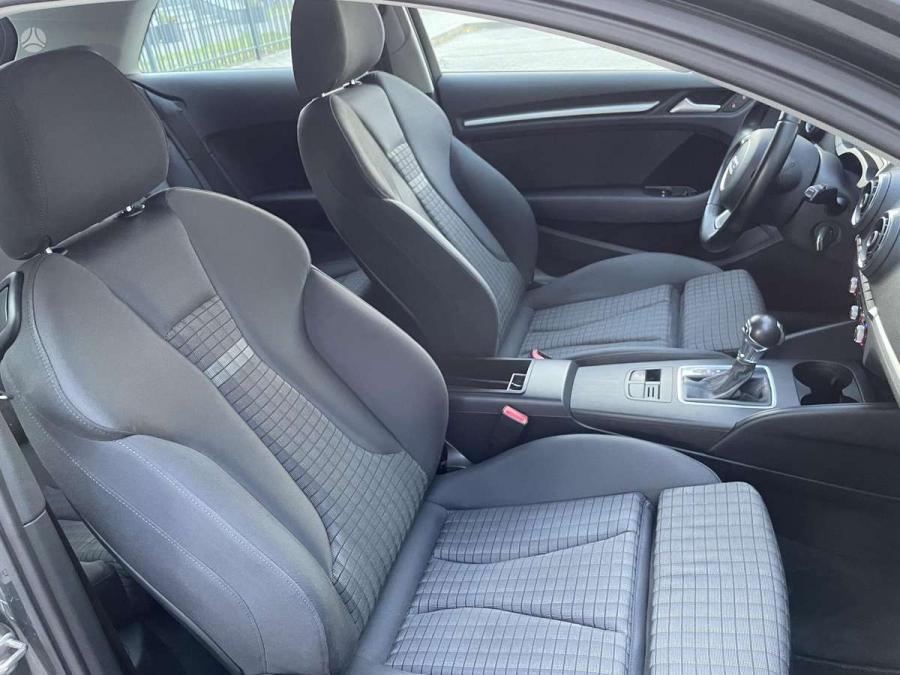 Grey Audi A3 2012 in Kaunas, with an engine capacity of 1.80 L and mileage of 170 thousand km for 7490 €, photo 15 on AUTOMOTO.COM.LV