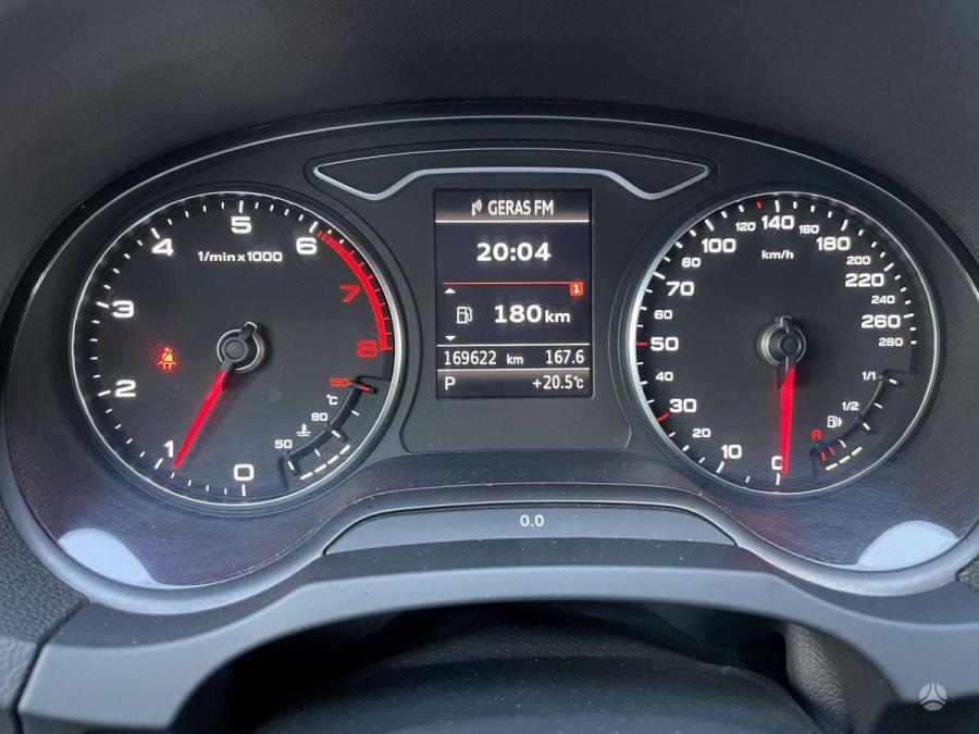 Grey Audi A3 2012 in Kaunas, with an engine capacity of 1.80 L and mileage of 170 thousand km for 7490 €, photo 16 on AUTOMOTO.COM.LV