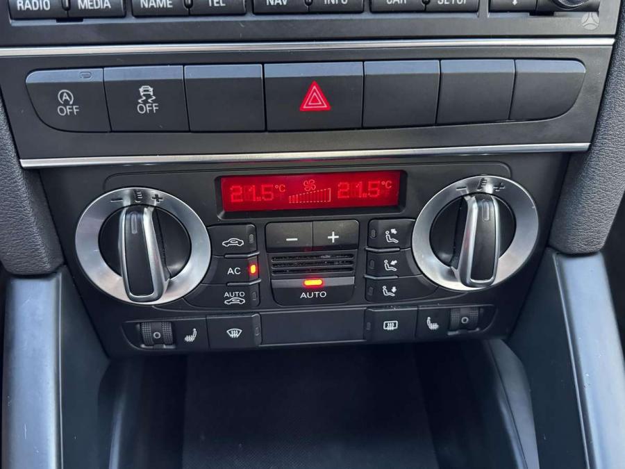 Grey Audi A3 2012 in Vilnius, with an engine capacity of 1.60 L and mileage of 286 thousand km for 6600 €, photo 18 on AUTOMOTO.COM.LV