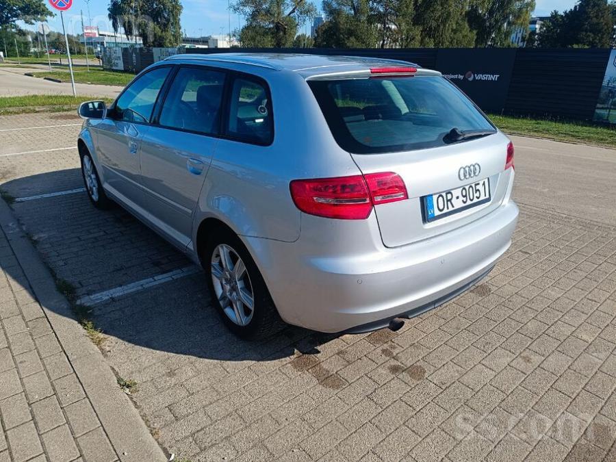 Grey Audi A3 2012 in Riga, with an engine capacity of 1.20 L and mileage of 206 thousand km for 5600 €, photo 24 on AUTOMOTO.COM.LV