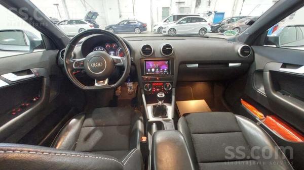 Grey Audi A3 2012 in Riga, with an engine capacity of 1.40 L and mileage of 210 thousand km for 6700 €, photo 6 on AUTOMOTO.COM.LV