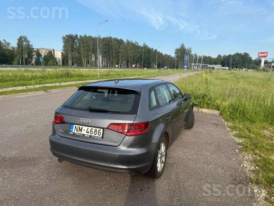 Grey Audi A3 2013 in Jekabpils, with an engine capacity of 1.60 L and mileage of 329 thousand km for 7000 €, photo 4 on AUTOMOTO.COM.LV