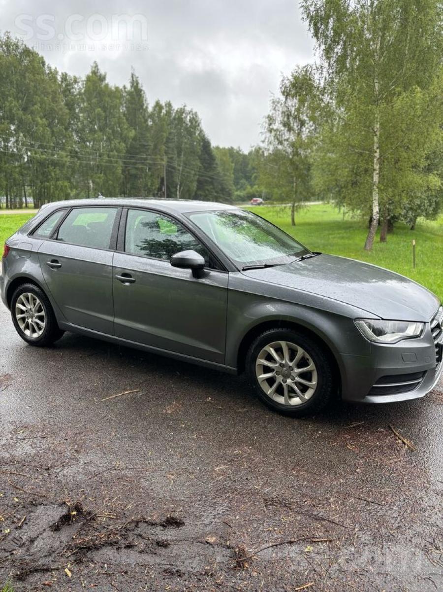 Grey Audi A3 2013 in Riga, with an engine capacity of 1.60 L and mileage of 329 thousand km for 6500 €, photo 2 on AUTOMOTO.COM.LV