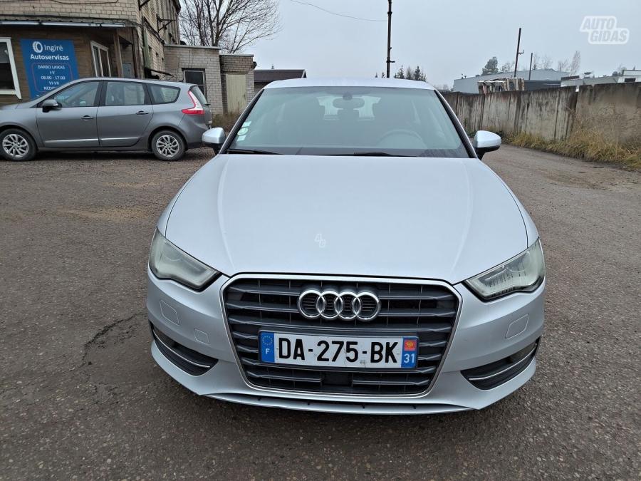 Grey Audi A3 2013 in Utena, with an engine capacity of 2.00 L and mileage of 283 thousand km for 7700 €, photo 3 on AUTOMOTO.COM.LV