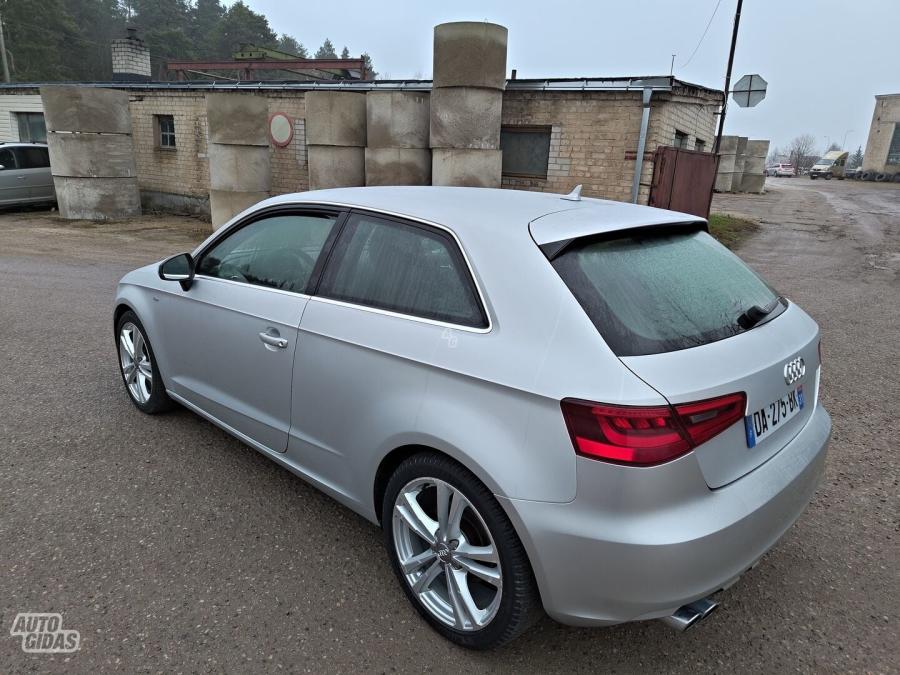 Grey Audi A3 2013 in Utena, with an engine capacity of 2.00 L and mileage of 283 thousand km for 7700 €, photo 7 on AUTOMOTO.COM.LV
