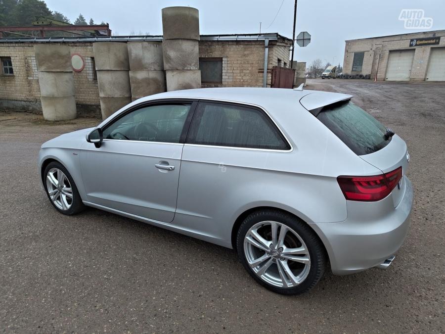 Grey Audi A3 2013 in Utena, with an engine capacity of 2.00 L and mileage of 283 thousand km for 7700 €, photo 8 on AUTOMOTO.COM.LV