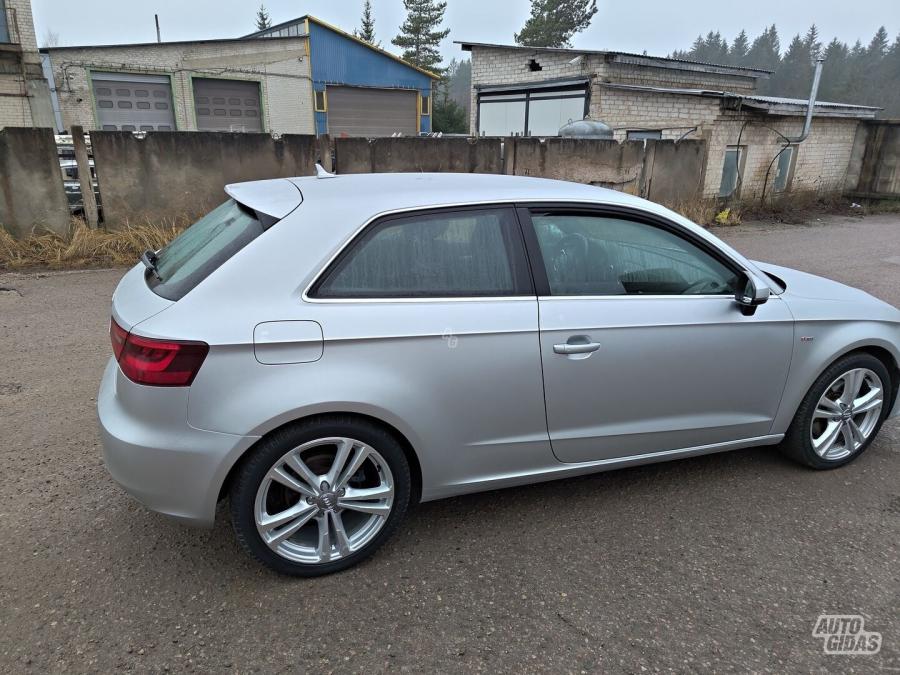 Grey Audi A3 2013 in Utena, with an engine capacity of 2.00 L and mileage of 283 thousand km for 7700 €, photo 9 on AUTOMOTO.COM.LV