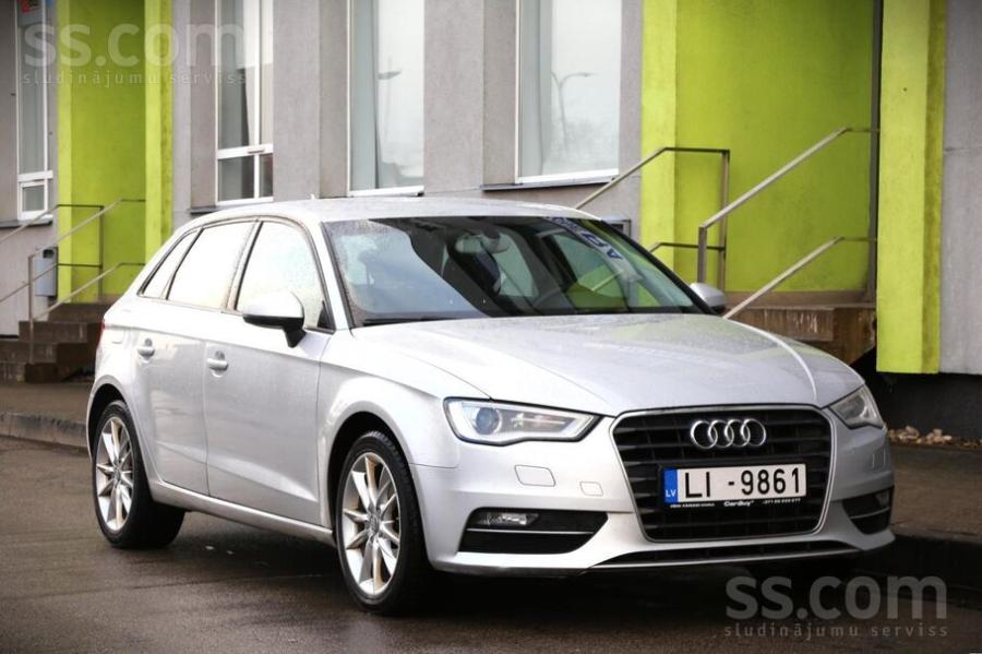 Grey Audi A3 2013 in Riga, with an engine capacity of 1.40 L and mileage of 299 thousand km for 7495 €, photo 4 on AUTOMOTO.COM.LV
