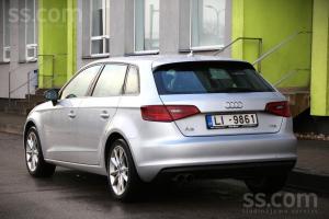 Grey Audi A3 2013 in Riga, with an engine capacity of 1.40 L and mileage of 299 thousand km for 7495 €, photo 6 on AUTOMOTO.COM.LV