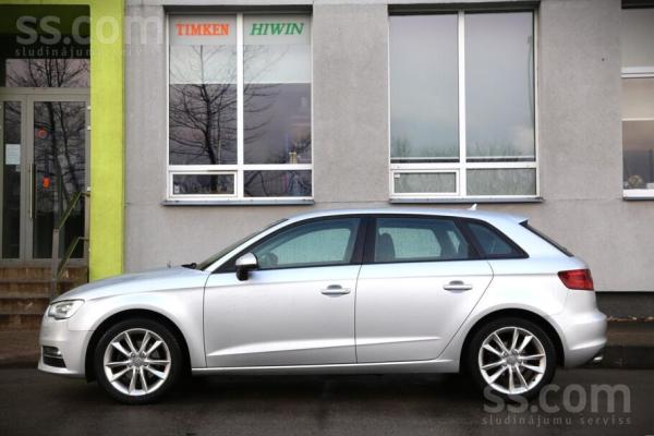 Pelēks Audi A3 2013 Rīga, ar dzinēja tilpumu 1.40 L un nobraukumu 299 tūkst. km par 7495 €, foto 2 vietnē AUTOMOTO.COM.LV