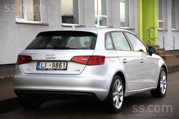 Pelēks Audi A3 2013 Rīga, ar dzinēja tilpumu 1.40 L un nobraukumu 299 tūkst. km par 7495 €, foto 5 vietnē AUTOMOTO.COM.LV