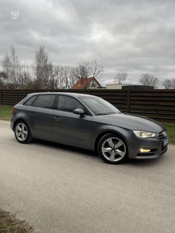 Grey Audi A3 2013 in Kretinga, with an engine capacity of 1.97 L and mileage of 344 thousand km for 8000 €, photo 1 on AUTOMOTO.COM.LV