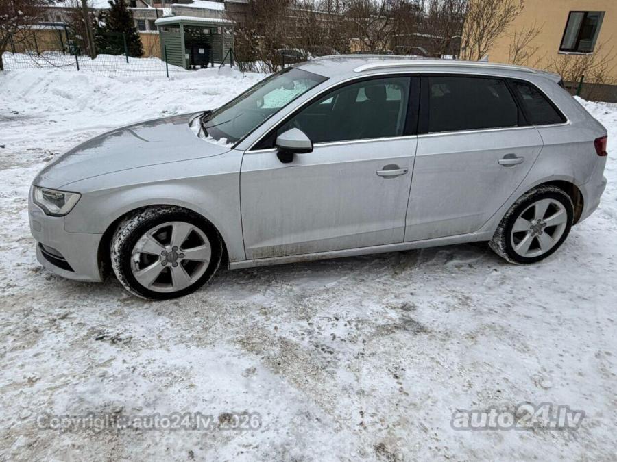 Grey Audi A3 2013 in Tallinn, with an engine capacity of 1.40 L and mileage of 173 thousand km for 7700 €, photo 4 on AUTOMOTO.COM.LV