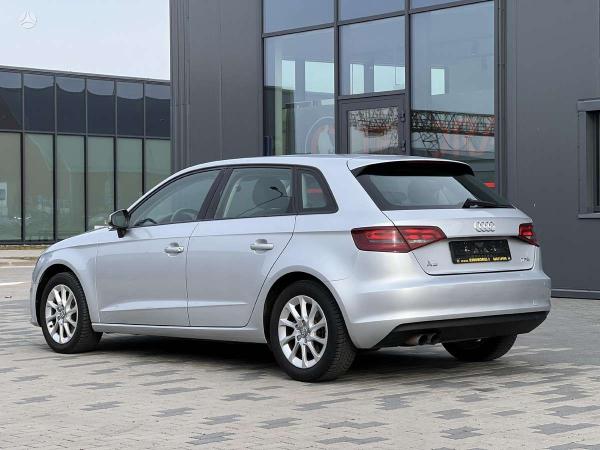 Grey Audi A3 2013 in Siauliai, with an engine capacity of 1.40 L and mileage of 132 thousand km for 7700 €, photo 8 on AUTOMOTO.COM.LV