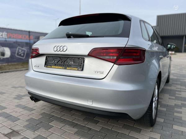Grey Audi A3 2013 in Siauliai, with an engine capacity of 1.40 L and mileage of 132 thousand km for 7700 €, photo 10 on AUTOMOTO.COM.LV