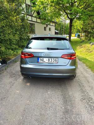 Grey Audi A3 2013 in Riga, with an engine capacity of 1.60 L and mileage of 273 thousand km for 7250 €, photo 4 on AUTOMOTO.COM.LV