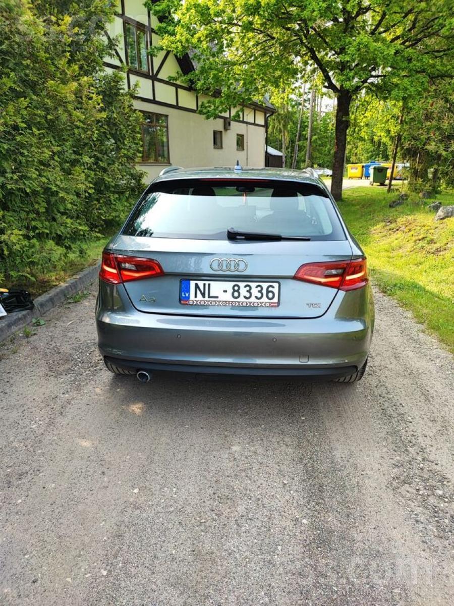 Grey Audi A3 2013 in Riga, with an engine capacity of 1.60 L and mileage of 273 thousand km for 7250 €, photo 4 on AUTOMOTO.COM.LV