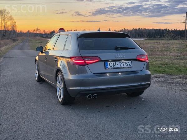 Grey Audi A3 2013 in Jelgava, with an engine capacity of 2.00 L and mileage of 180 thousand km for 11000 €, photo 2 on AUTOMOTO.COM.LV