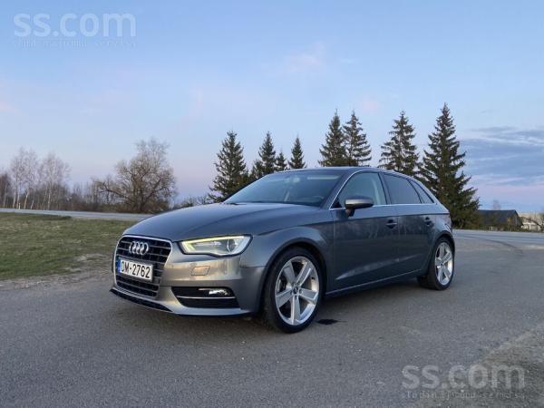 Grey Audi A3 2013 in Jelgava, with an engine capacity of 2.00 L and mileage of 180 thousand km for 11000 €, photo 5 on AUTOMOTO.COM.LV