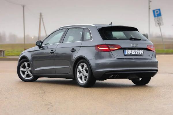Pelēks Audi A3 2013 Jelgava, ar dzinēja tilpumu 1.40 L un nobraukumu 219 tūkst. km par 5500 €, foto 4 vietnē AUTOMOTO.COM.LV