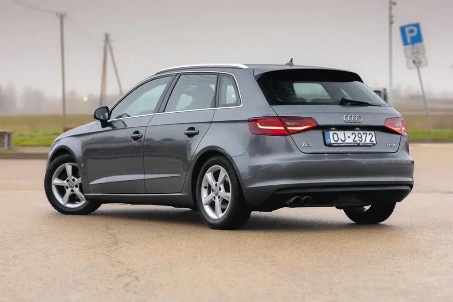 Grey Audi A3 2013 in Jelgava, with an engine capacity of 1.40 L and mileage of 219 thousand km for 5500 €, photo 5 on AUTOMOTO.COM.LV
