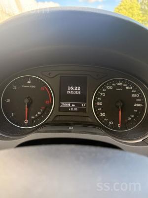Grey Audi A3 2013 in Ogre, with an engine capacity of 1.60 L and mileage of 278 thousand km for 8500 €, photo 14 on AUTOMOTO.COM.LV